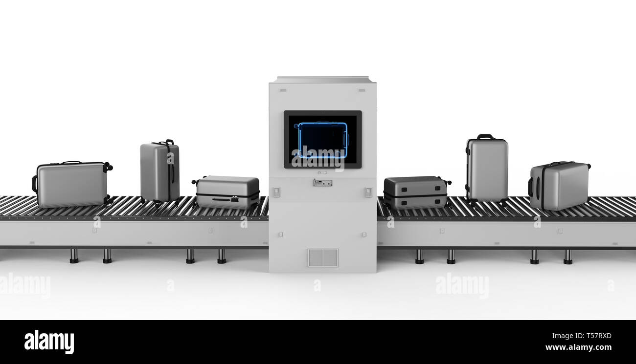 X ray baggage scanner machine hi-res stock photography and images - Alamy