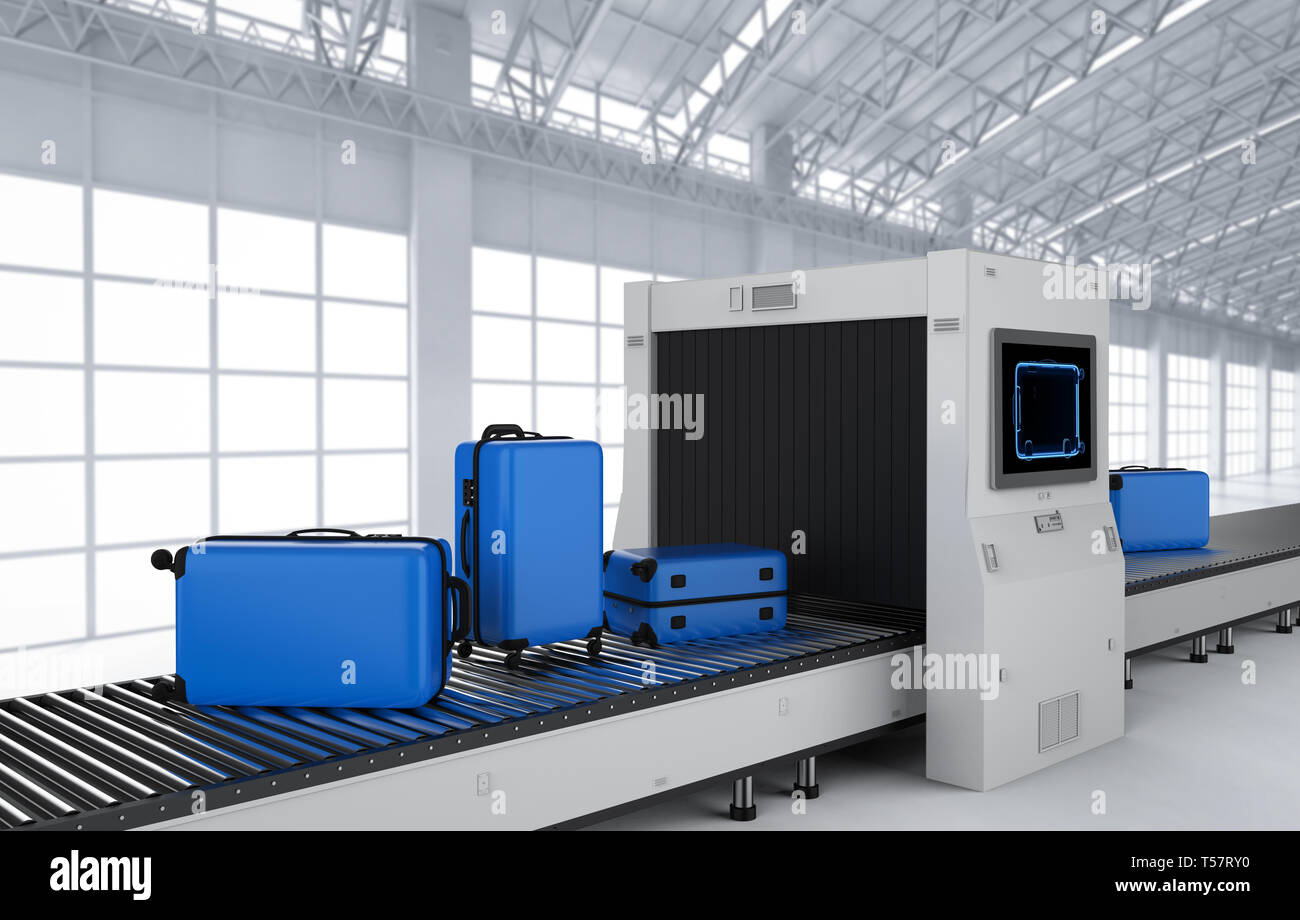 X ray baggage scanner machine hi-res stock photography and images - Alamy