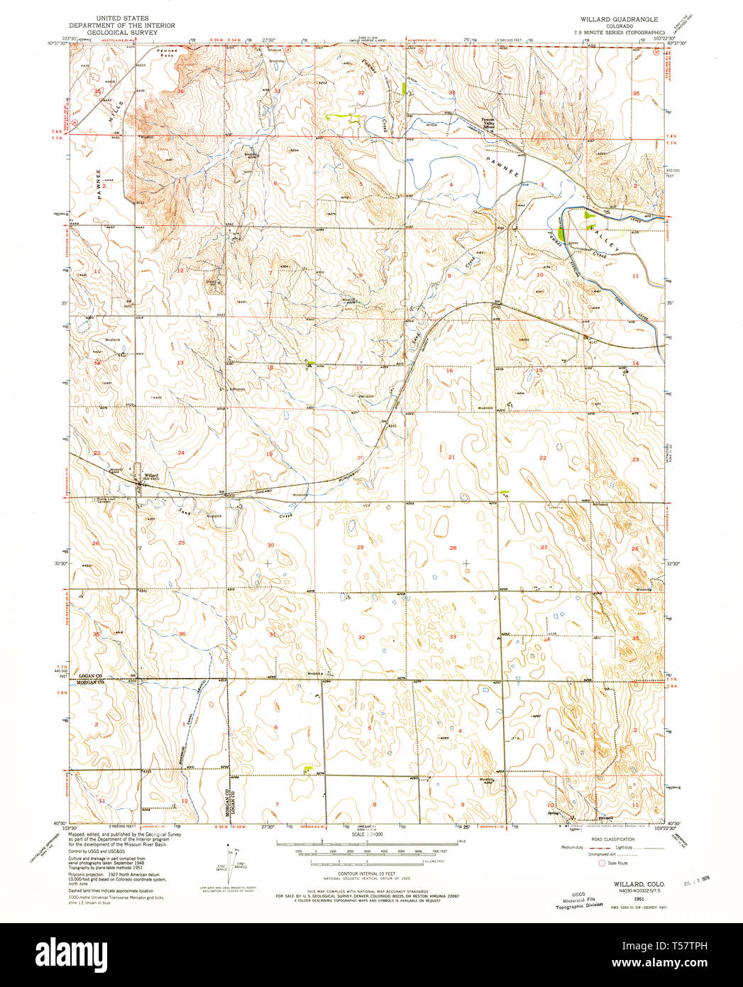 Willard on a map hi-res stock photography and images - Alamy
