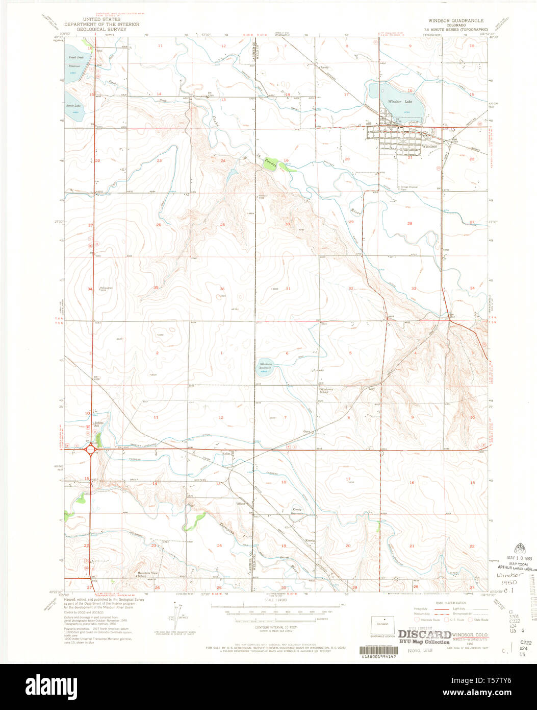Windsor colorado map hi-res stock photography and images - Alamy
