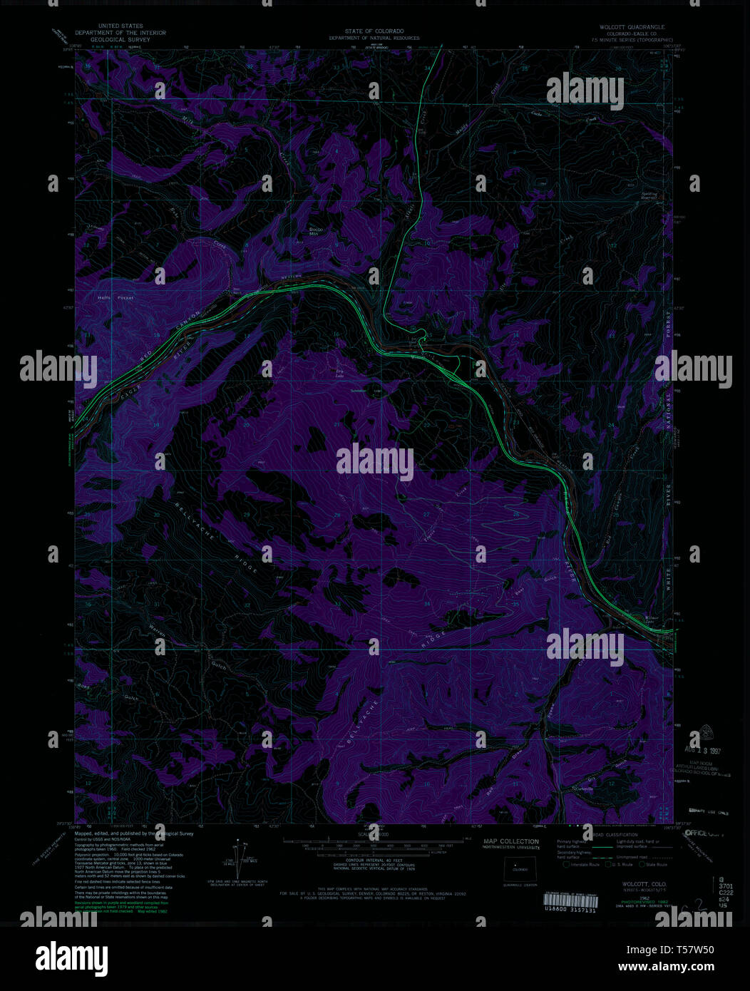 Wolcott colorado map hi-res stock photography and images - Alamy