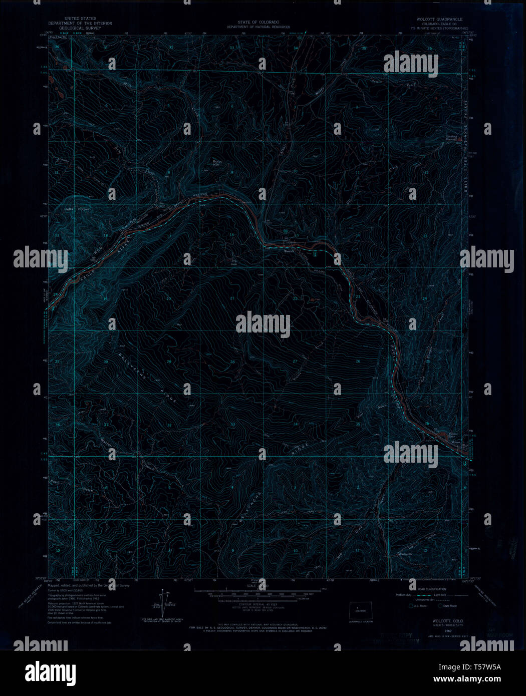 Wolcott colorado map hi-res stock photography and images - Alamy