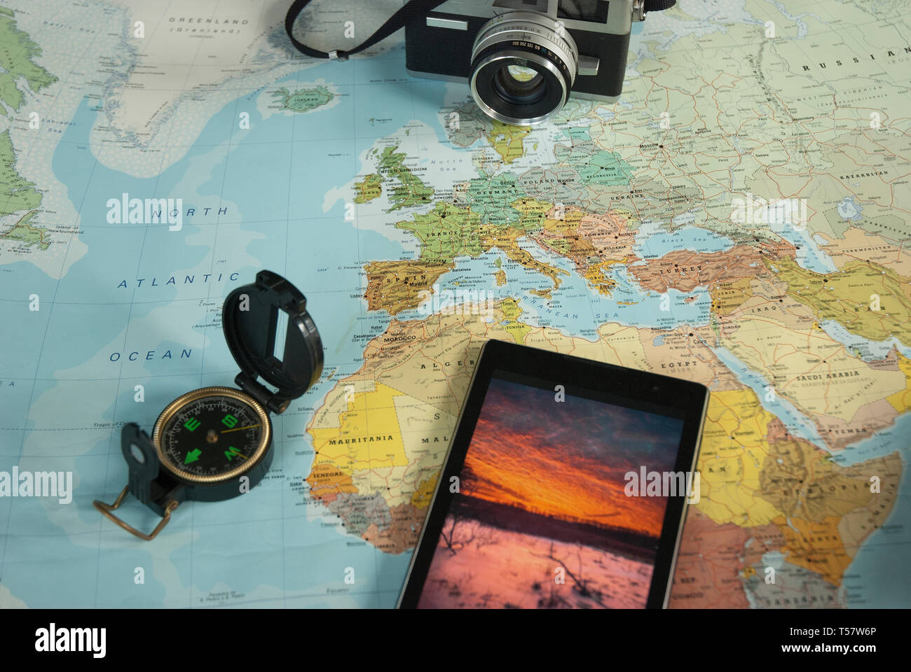 Image shows map world hi-res stock photography and images - Alamy