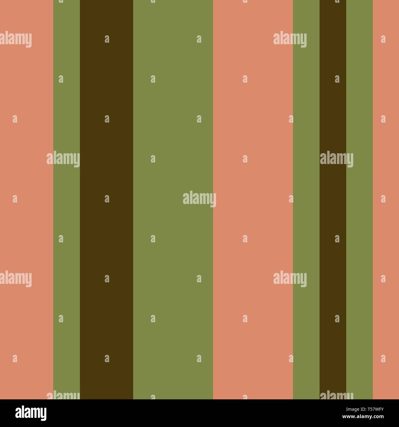 Three-coloured vertical stripes consisting of the colours orange, olive ...