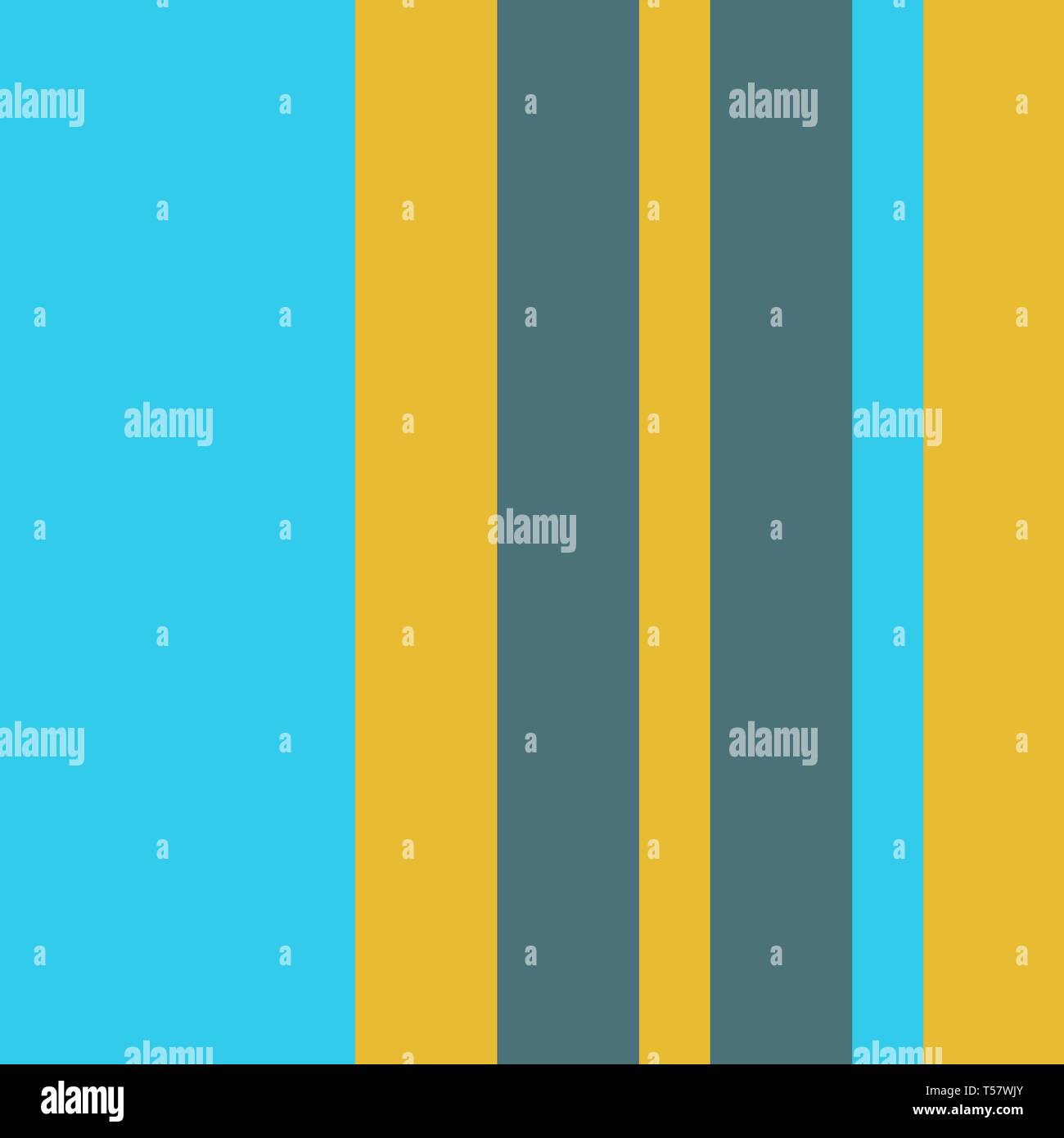 Three-coloured vertical stripes consisting of the colours turquoise ...