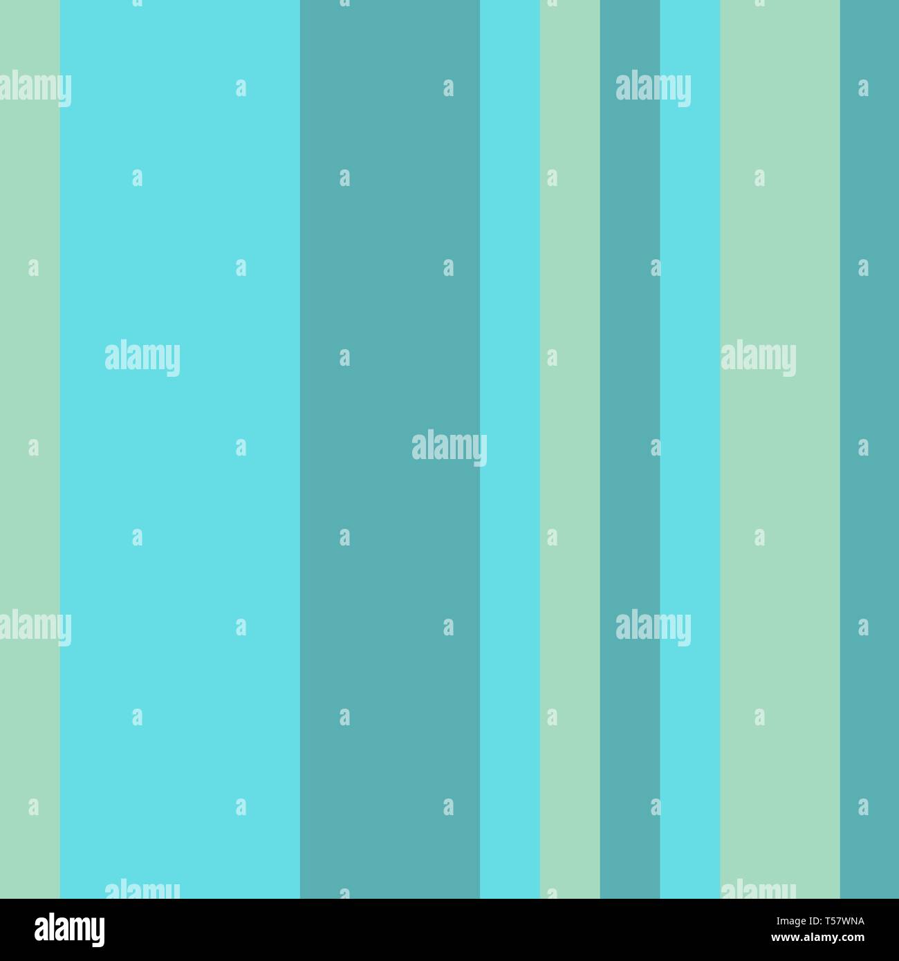 Three-coloured vertical stripes consisting of the colours turquoise ...