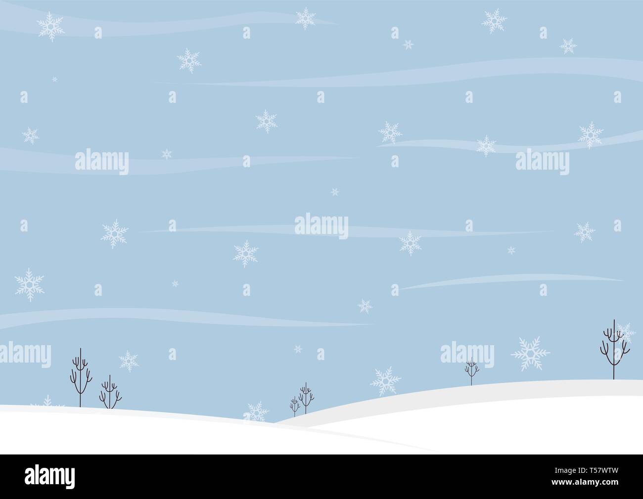 Frozen landscapes Stock Vector Images - Alamy