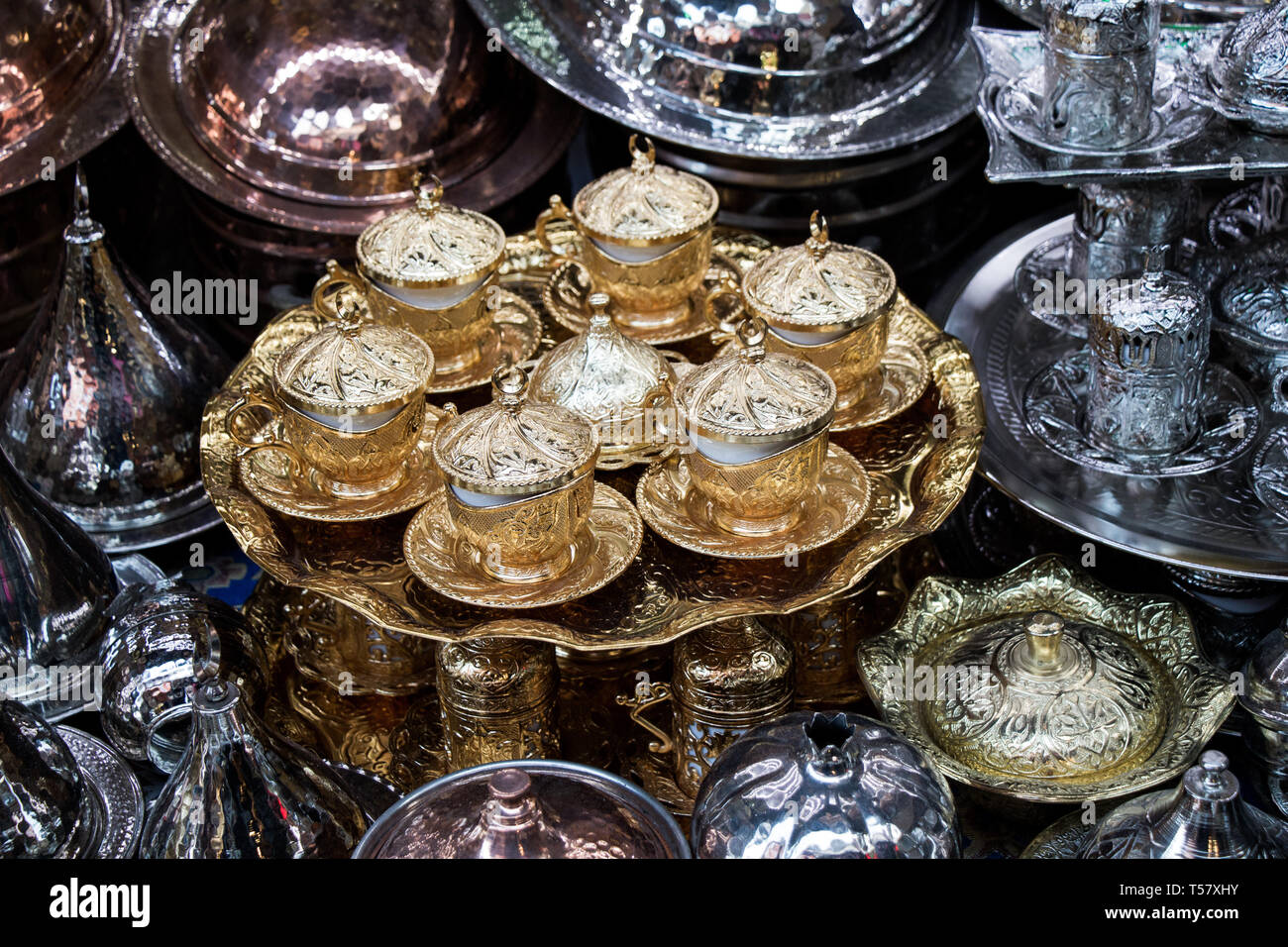 Hand made coffee set hi-res stock photography and images - Alamy