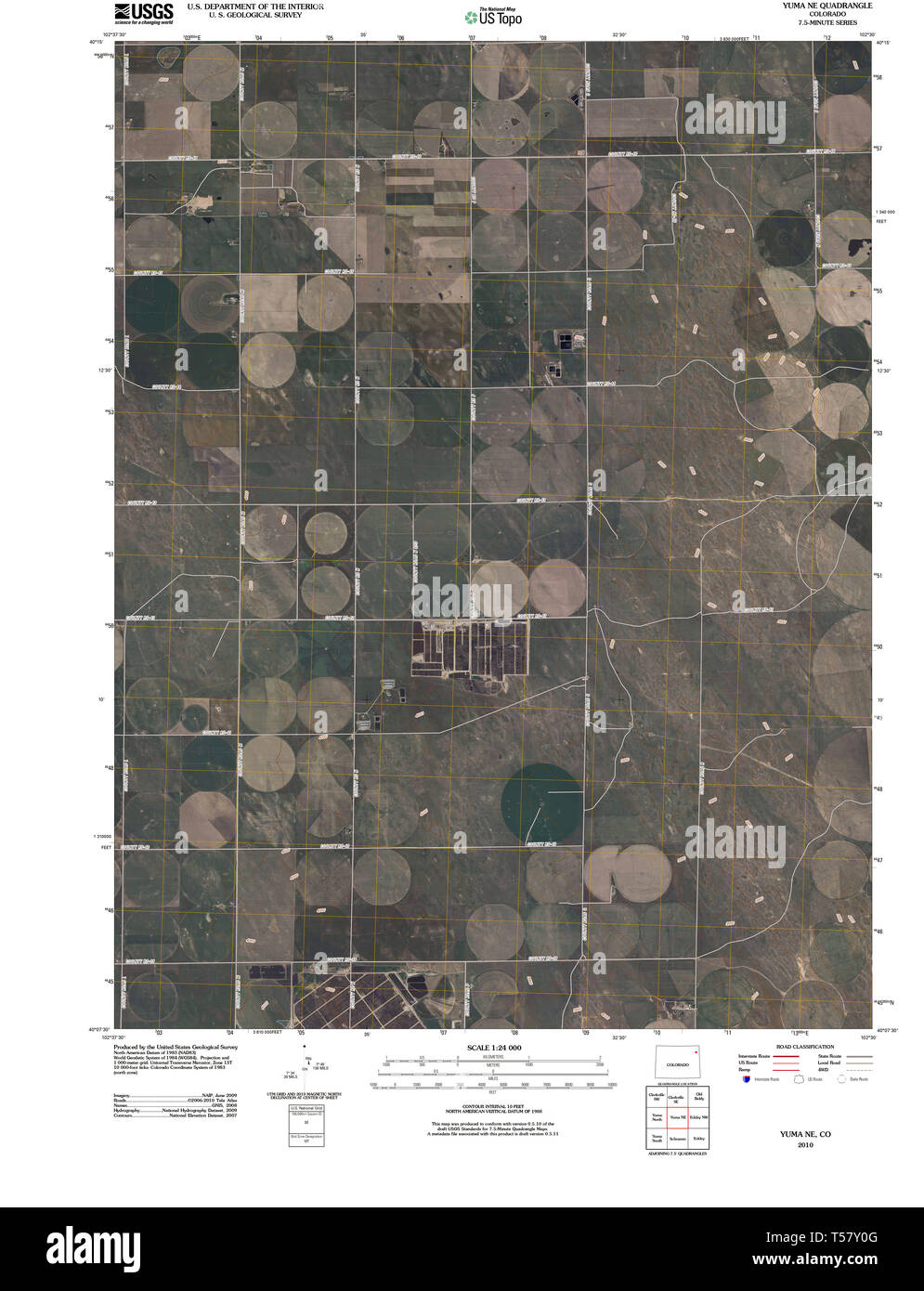 Map of yuma hi-res stock photography and images - Alamy