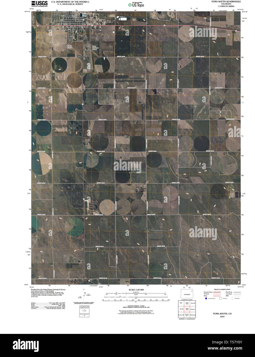 Map of yuma hi-res stock photography and images - Alamy