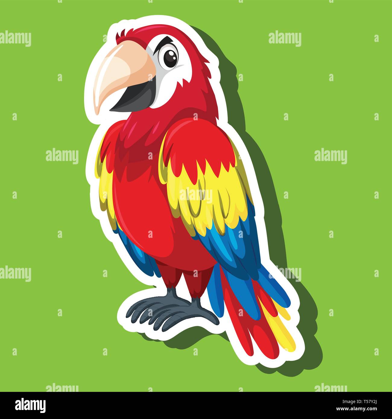 Parrot Cartoon High Resolution Stock Photography and Images - Alamy