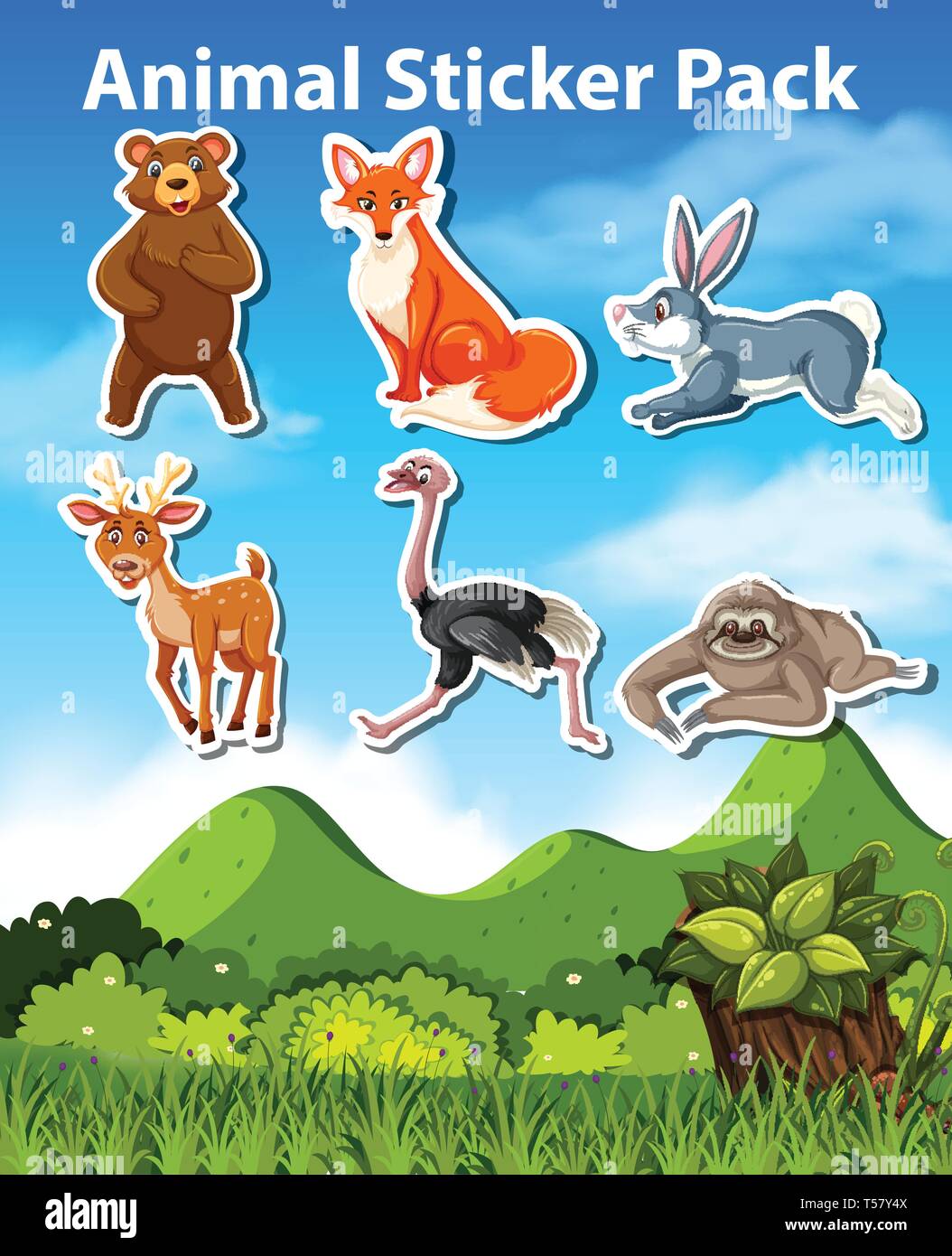 Rabbitm character Stock Vector Images - Alamy