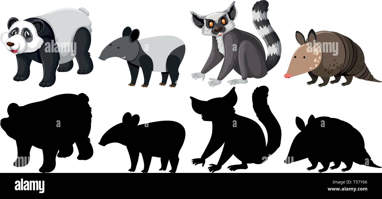 Exotic animals Stock Vector Images - Alamy