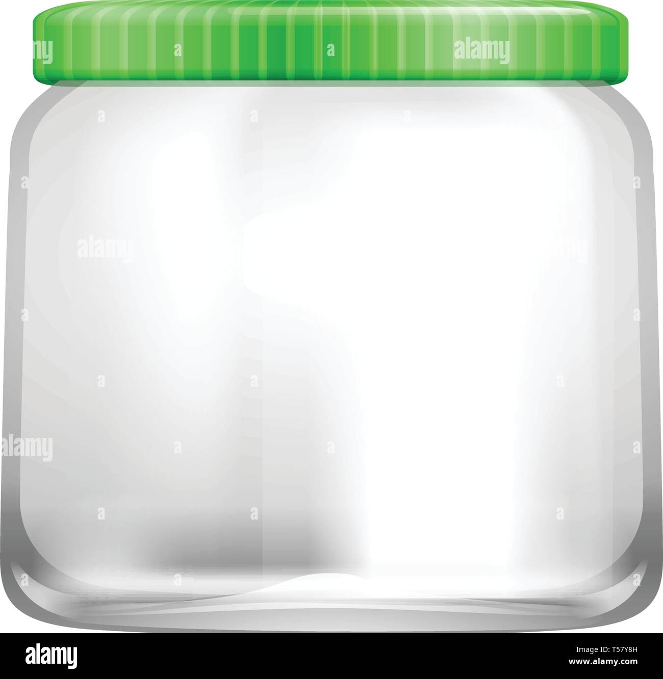 An empty glass jar illustration Stock Vector Image & Art - Alamy