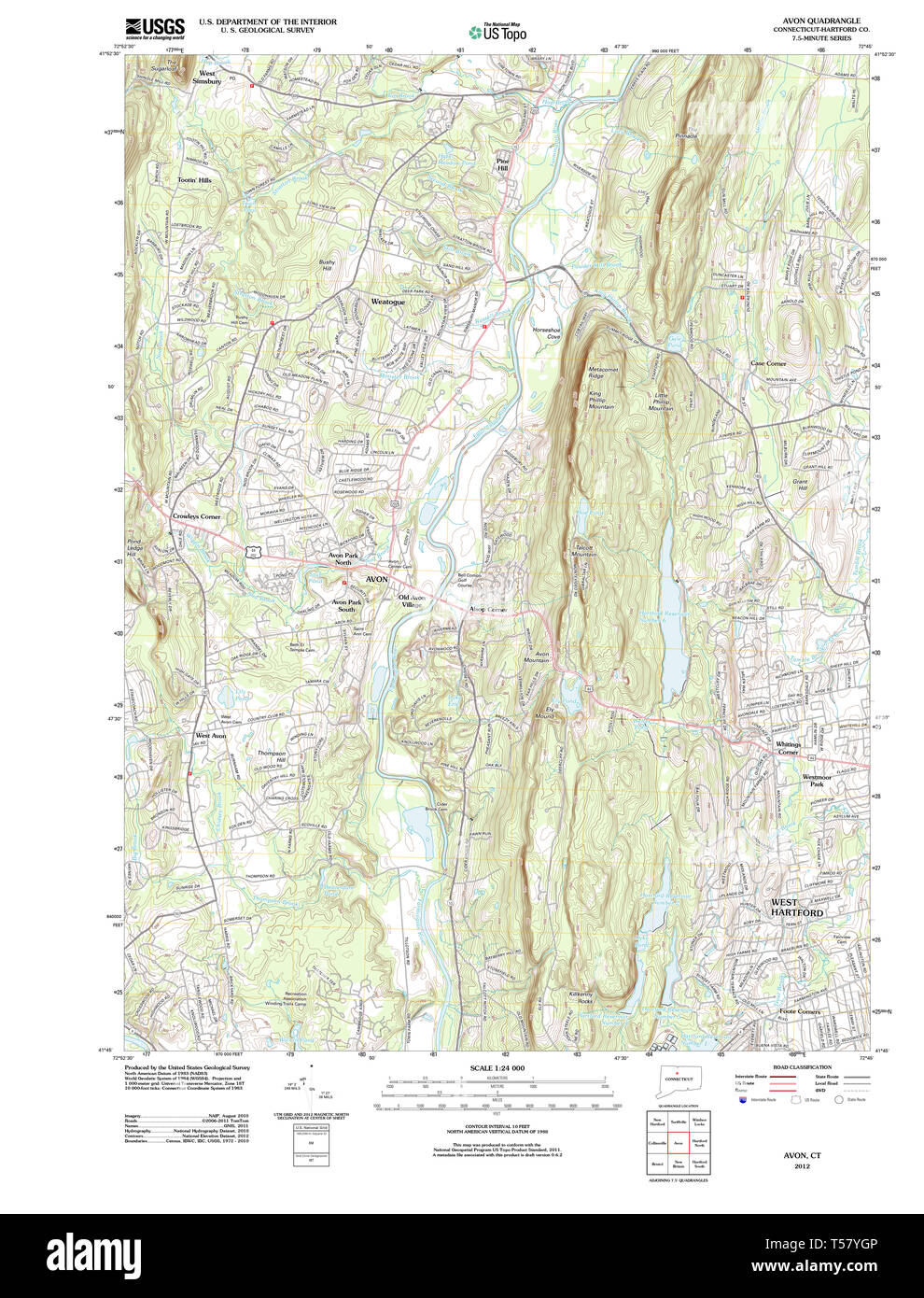 Avon map Cut Out Stock Images & Pictures - Alamy