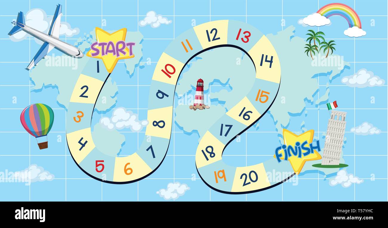 A maze travel game theme illustration Stock Vector Image & Art - Alamy