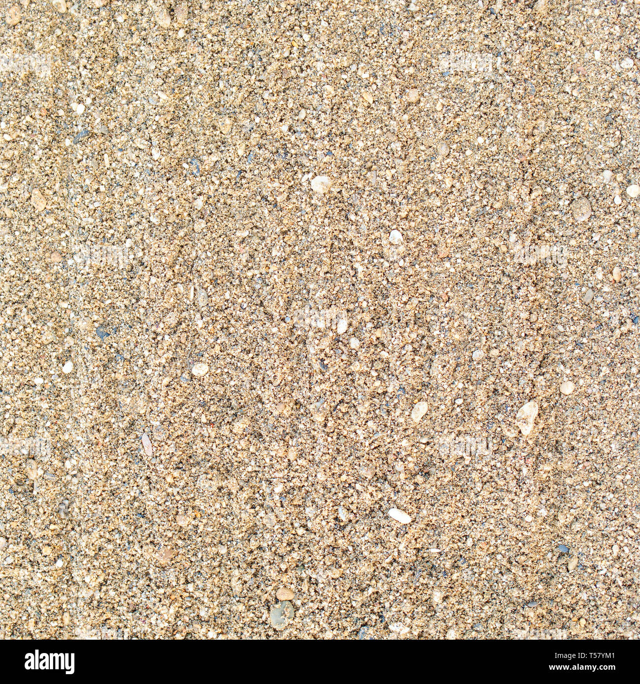 Top view of seashore, clean sand texture of natural surface. Sand ...
