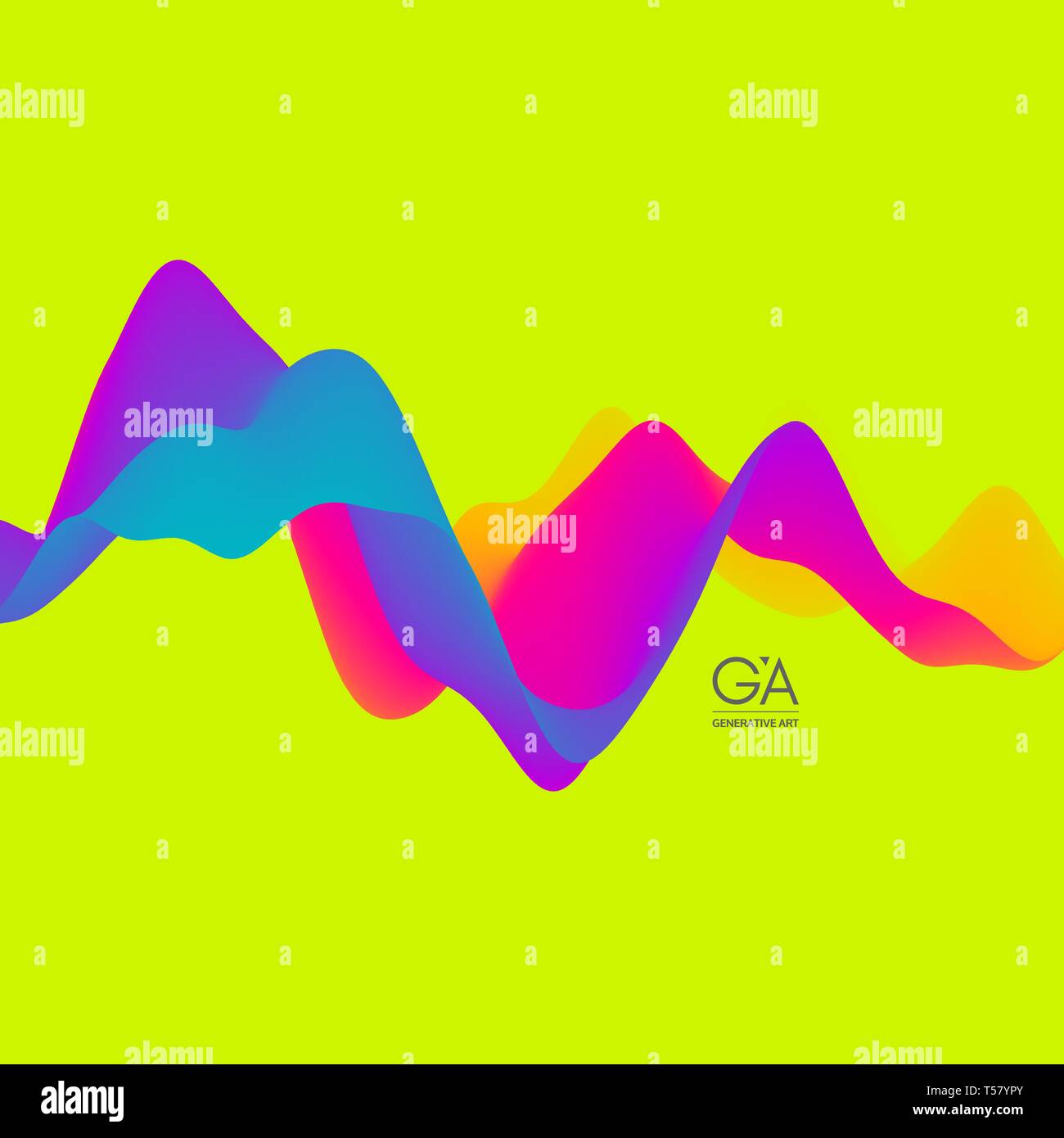 Colorful abstract background with copy space. Dynamic effect ...