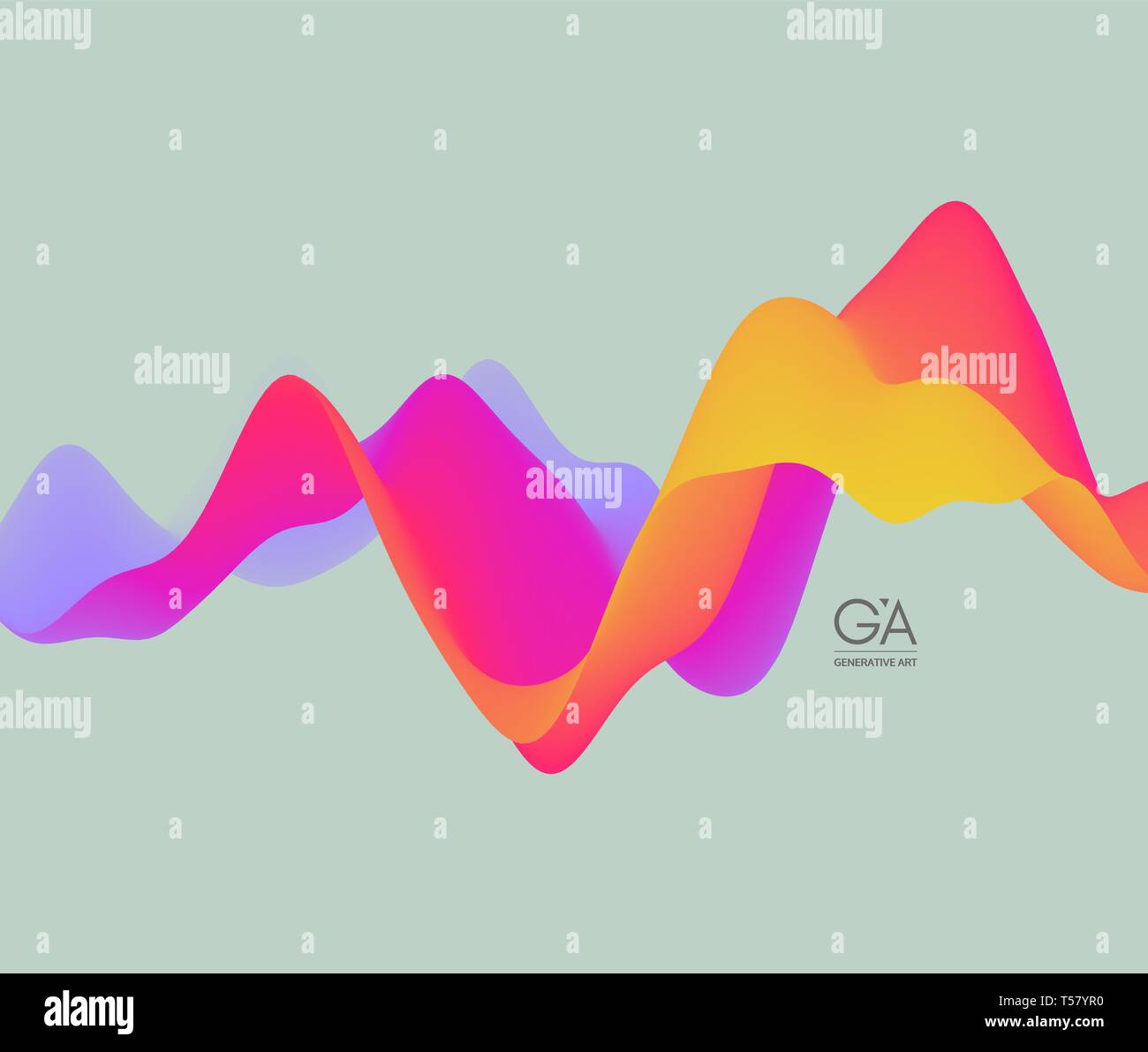 Colorful abstract background with copy space. Dynamic effect ...