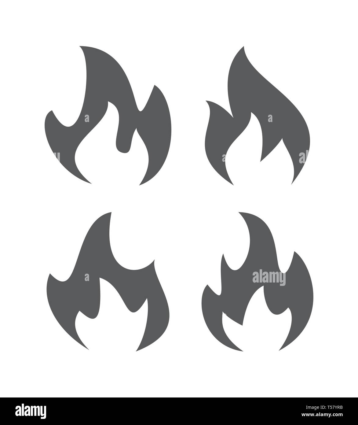Fire and flame icons hi-res stock photography and images - Alamy