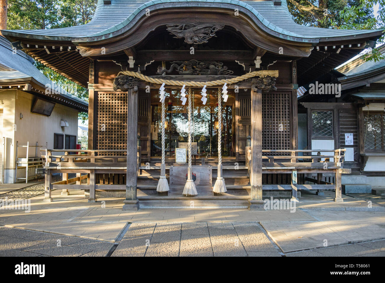 Shinto shrine in Suginami district, Tokyo, Japan Stock Photo - Alamy