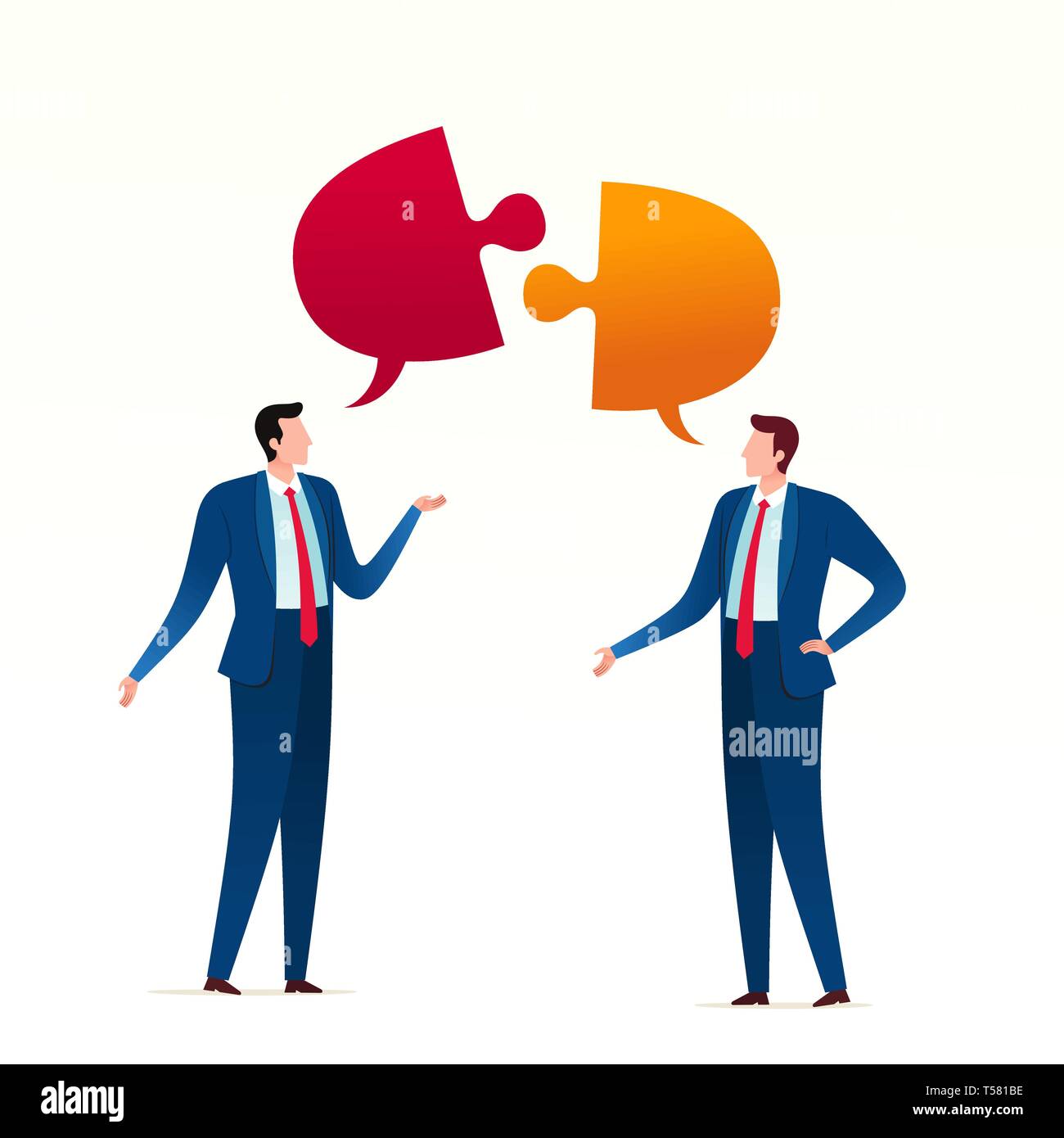 Team meeting arguing each other Stock Vector Images - Alamy