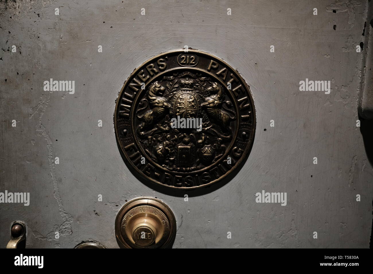 Safe emblem in the Guiness Storehouse – Dublin, Ireland – April 2019 ...