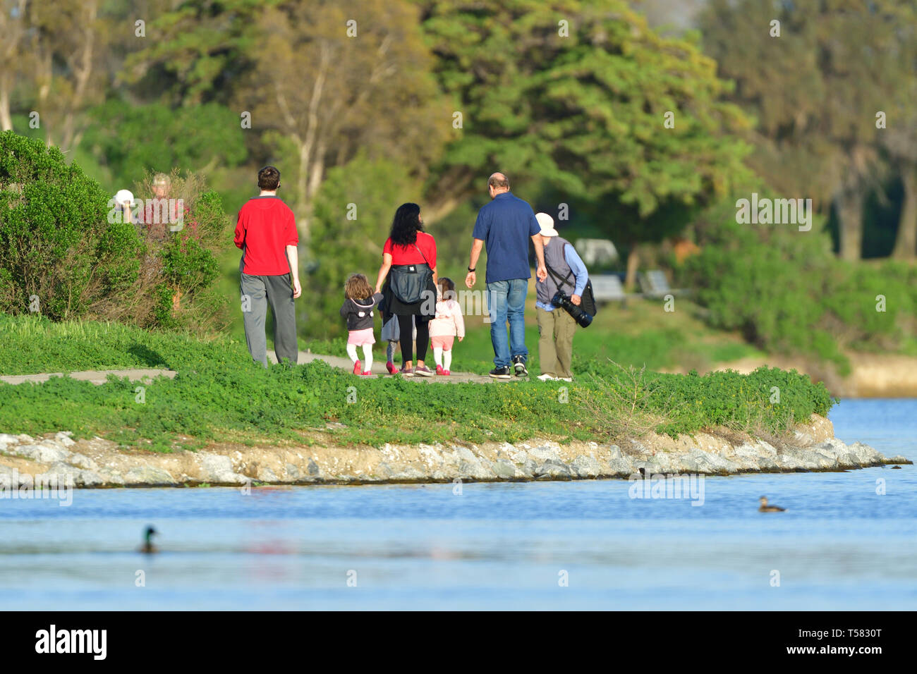 A Crowded Trail Stock Photo - Alamy