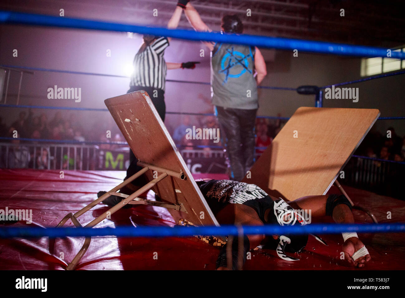 "The Monster" Abyss wins after taking on "The Voodoo King" Mojo McQueen ...