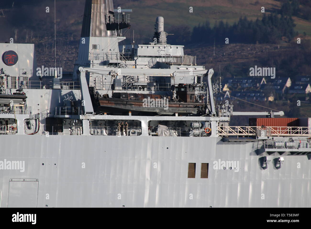 One of four LCVP Mk5 landing craft carried on board HMS Albion (L14 ...