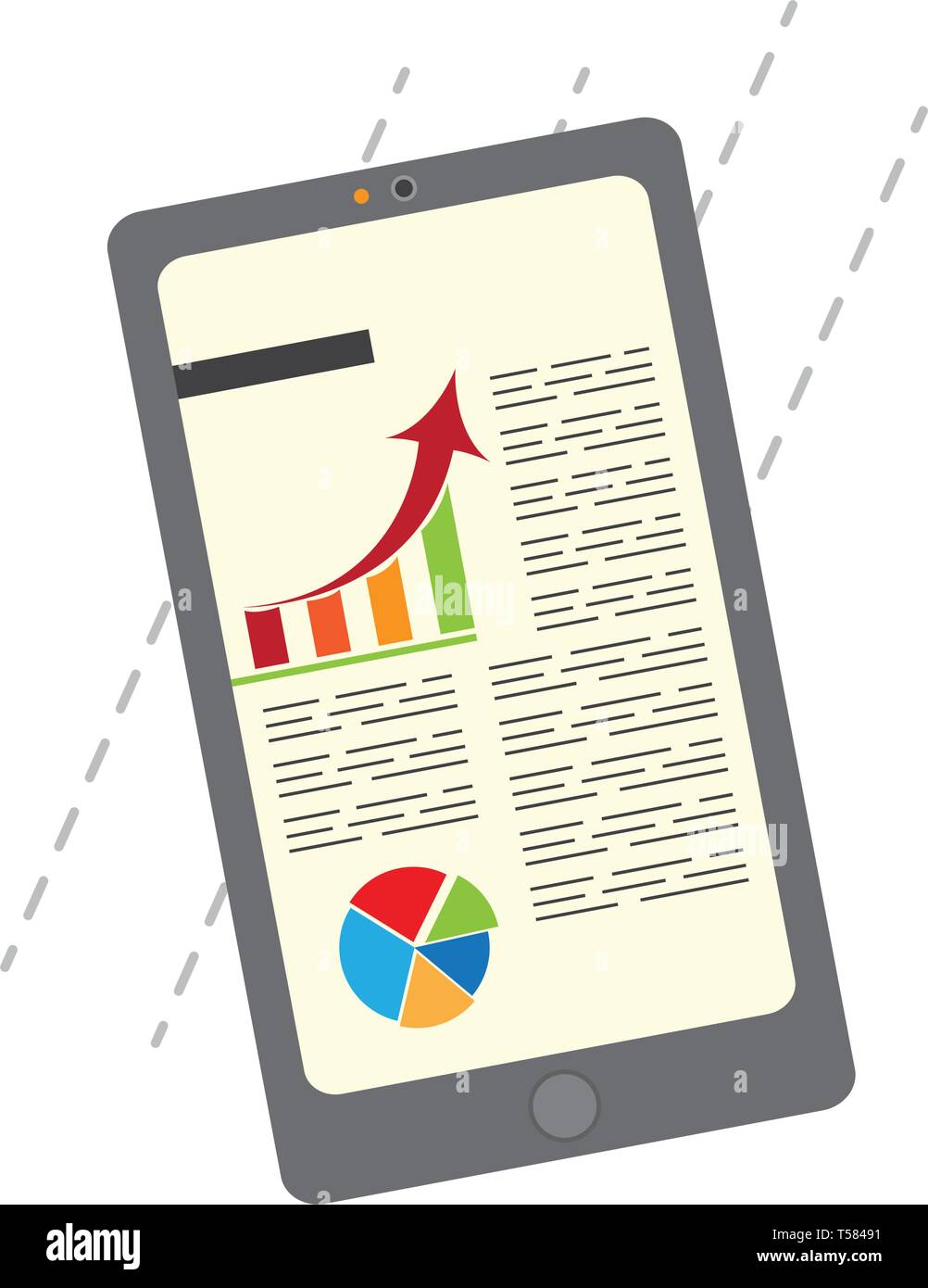 Tablet chart Stock Vector Images - Alamy