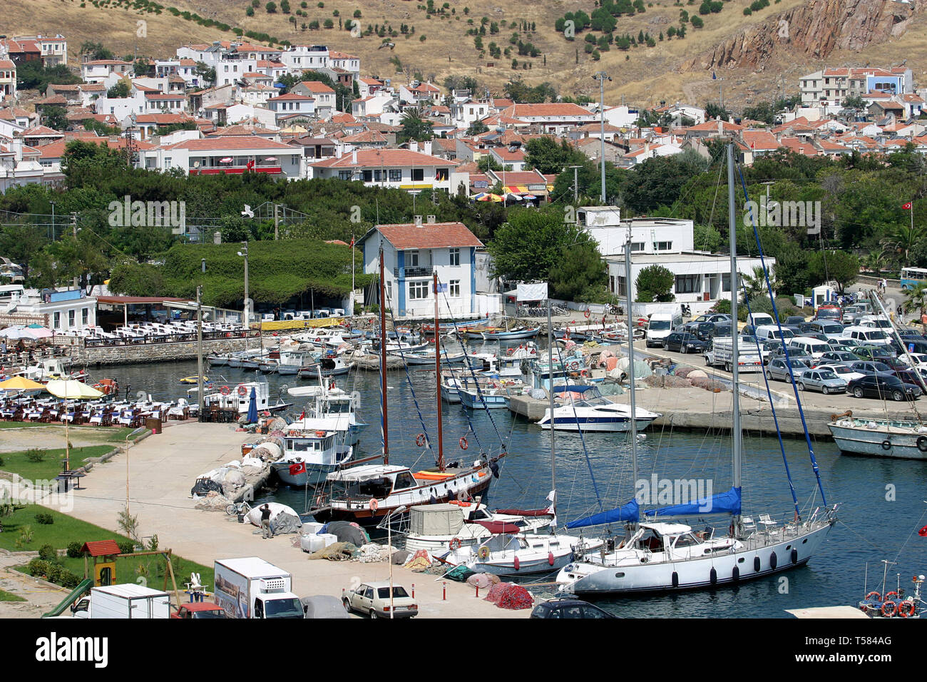 Aegean island Bozcaada in Turkey Stock Photo - Alamy