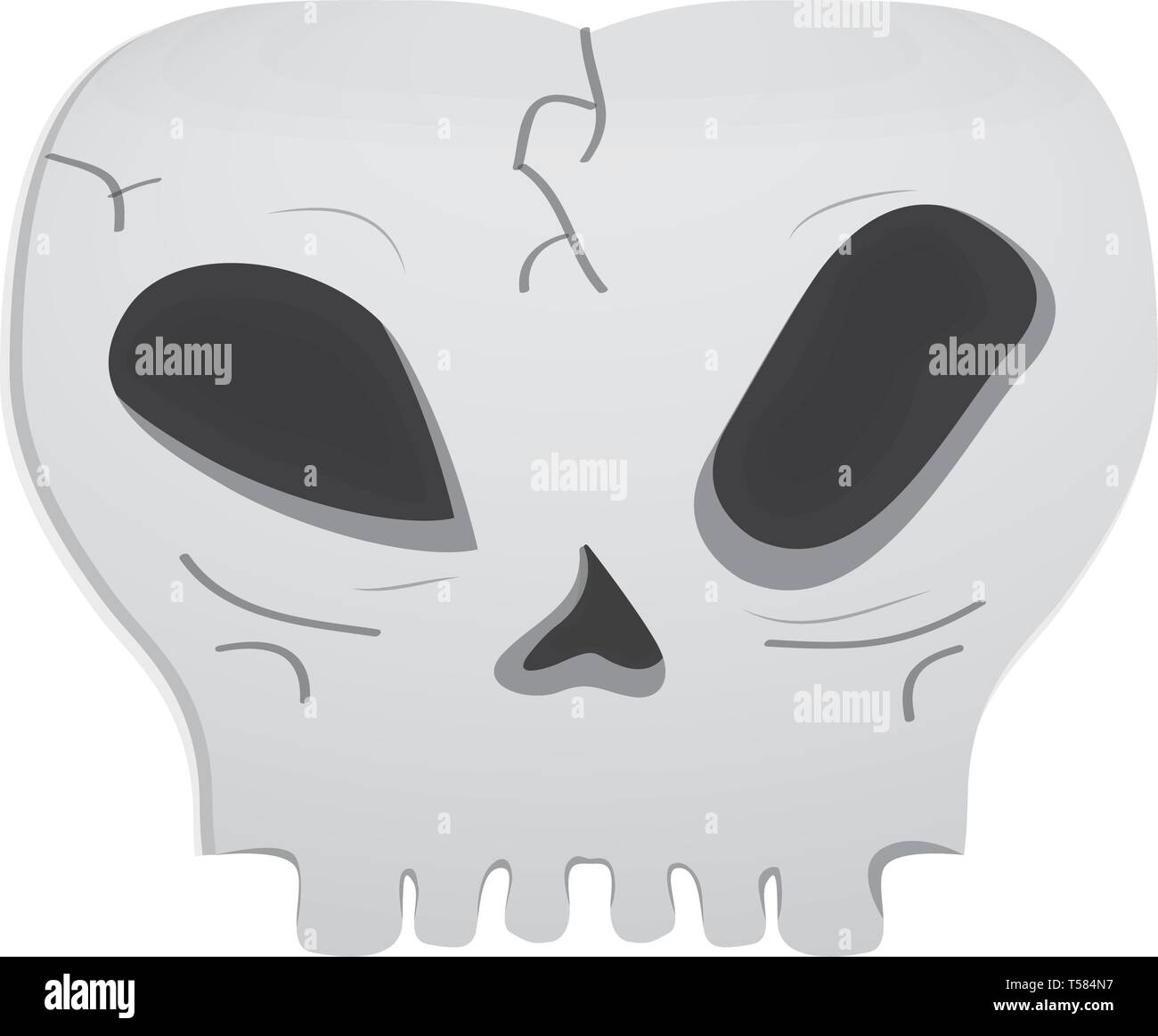 Head skull cartoon image Stock Vector Image & Art - Alamy