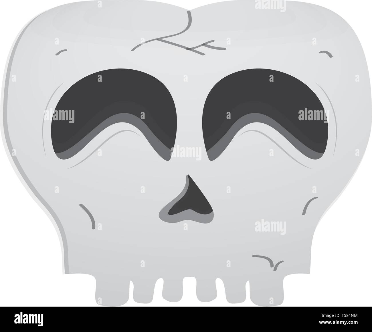 Head skull cartoon image Stock Vector Image & Art - Alamy