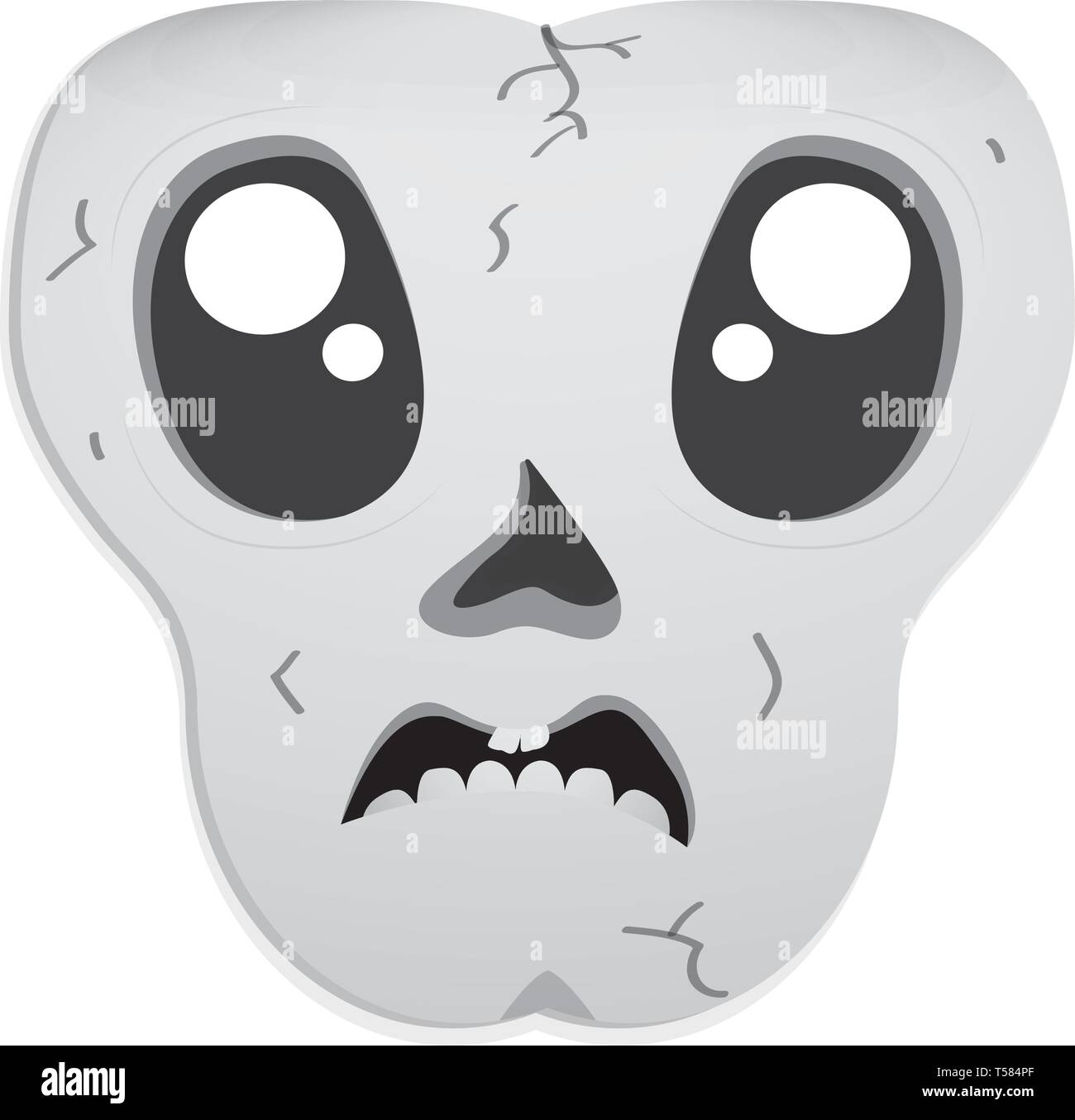 Sad skull hi-res stock photography and images - Alamy