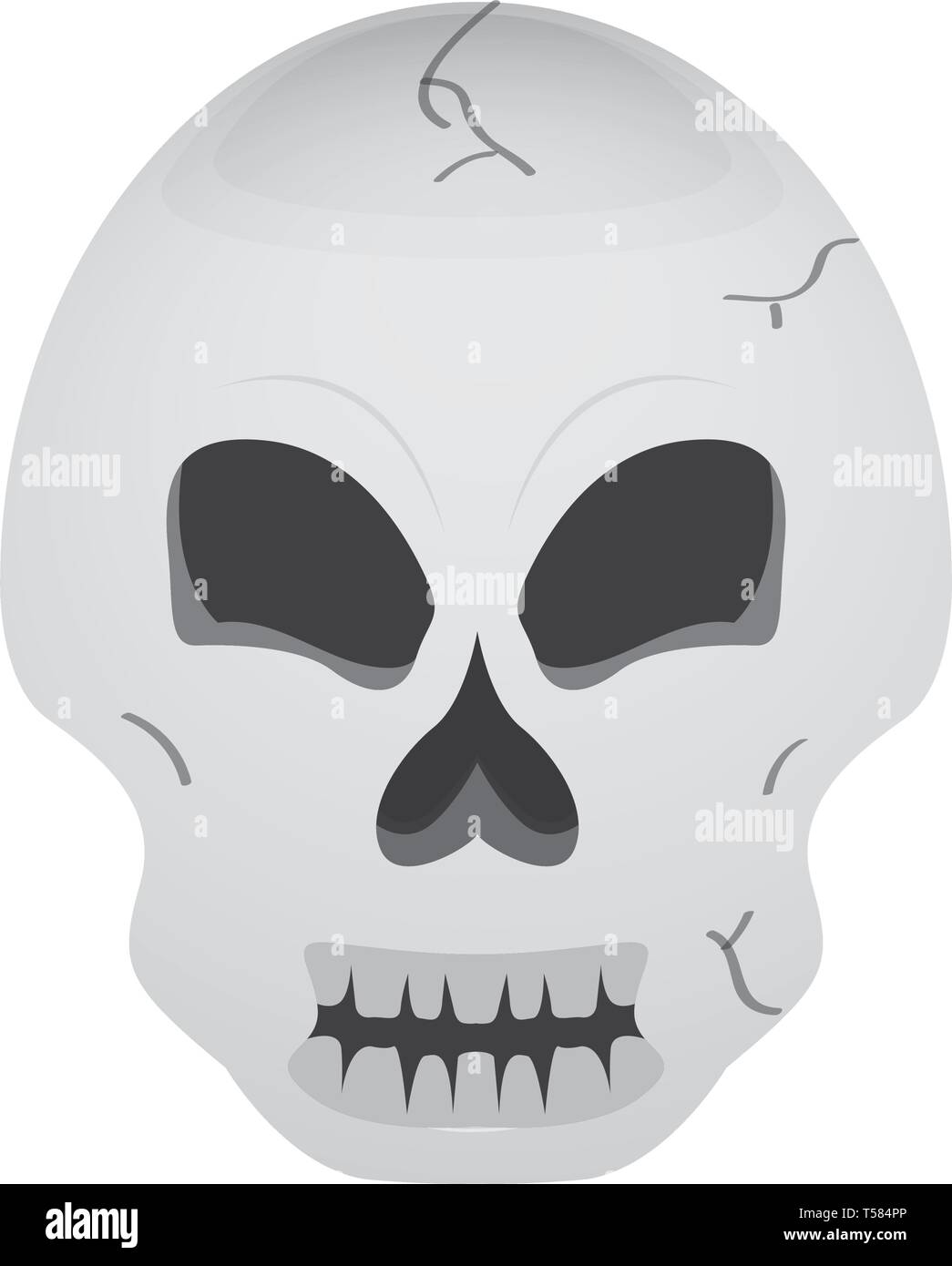 Head skull cartoon image Stock Vector Image & Art - Alamy
