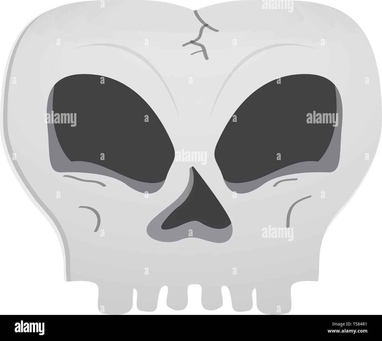 Head skull cartoon image Stock Vector Image & Art - Alamy
