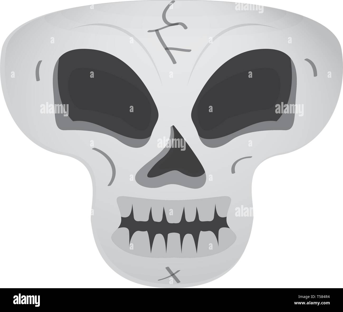Head skull cartoon image Stock Vector Image & Art - Alamy