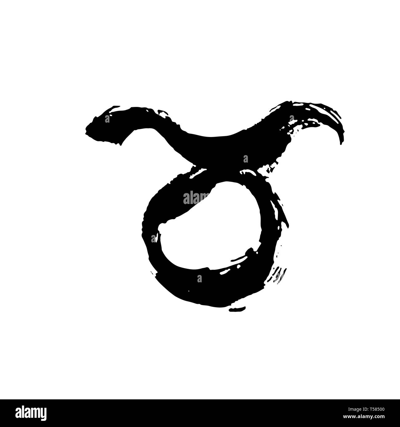 Taurus zodiac sign horoscope modern hi-res stock photography and images ...