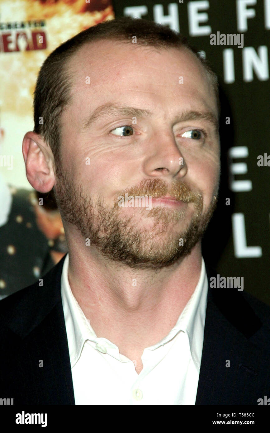 New York, USA. 10 Apr, 2007. Simon Pegg at The New York Premiere for ...