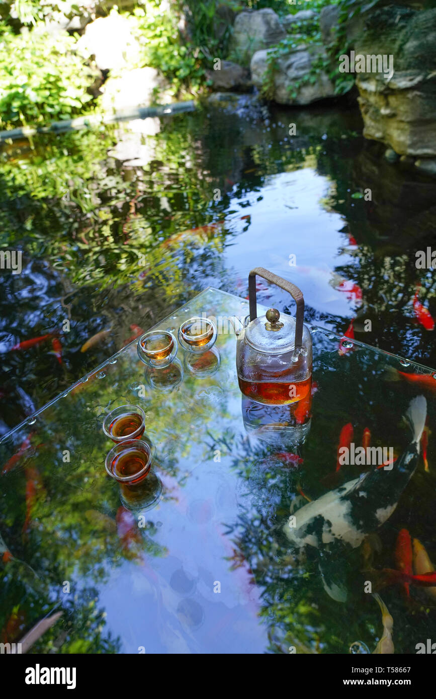 Teapot in pond hi-res stock photography and images - Alamy