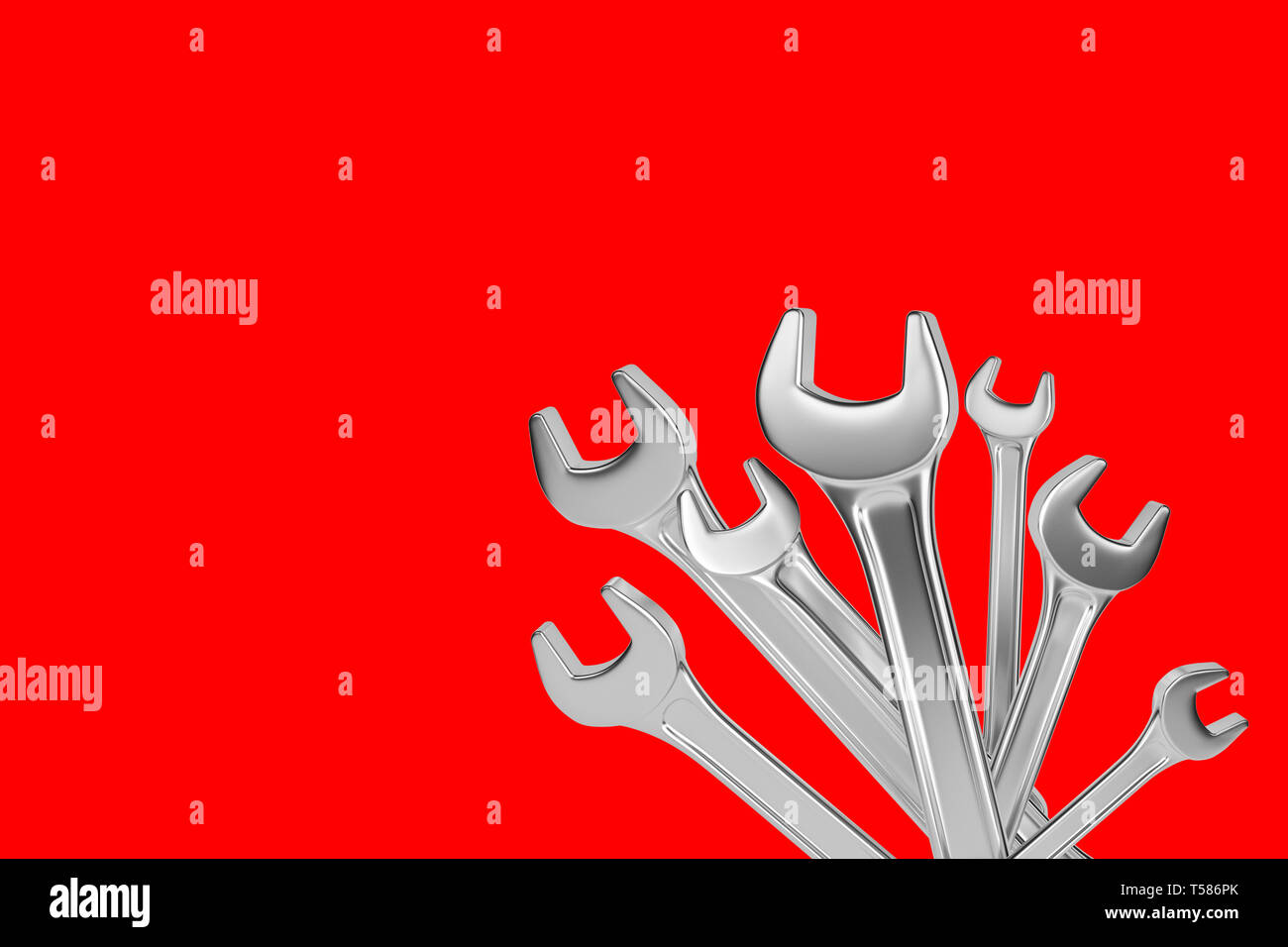 Wrenches backgrounds hi-res stock photography and images - Alamy