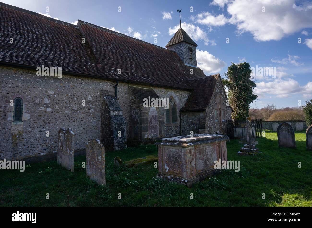 Church of St Mary Binsted, West Sussex, UK Stock Photo - Alamy