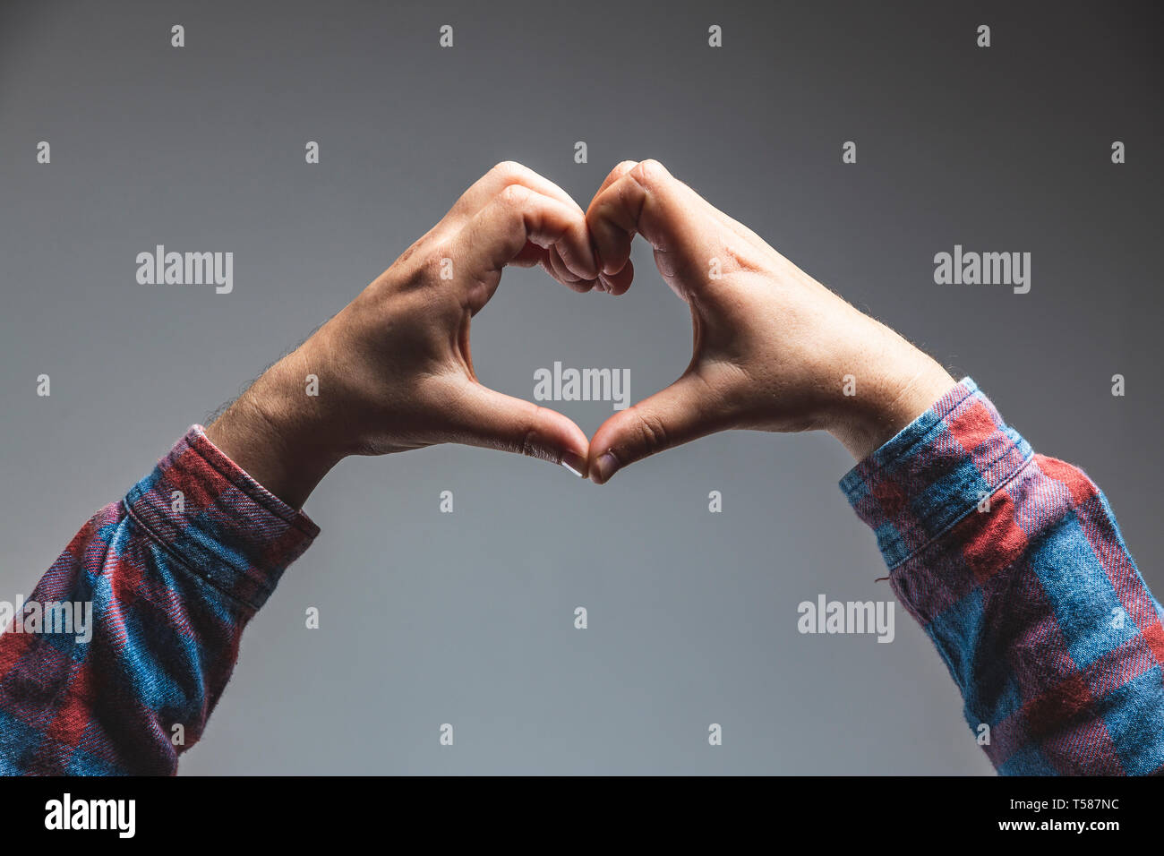 Hands Making Heart Shape High Resolution Stock Photography and Images ...