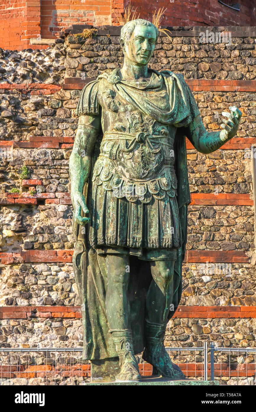 View on a historic statue in Torino, Italy on a sunny day Stock Photo ...