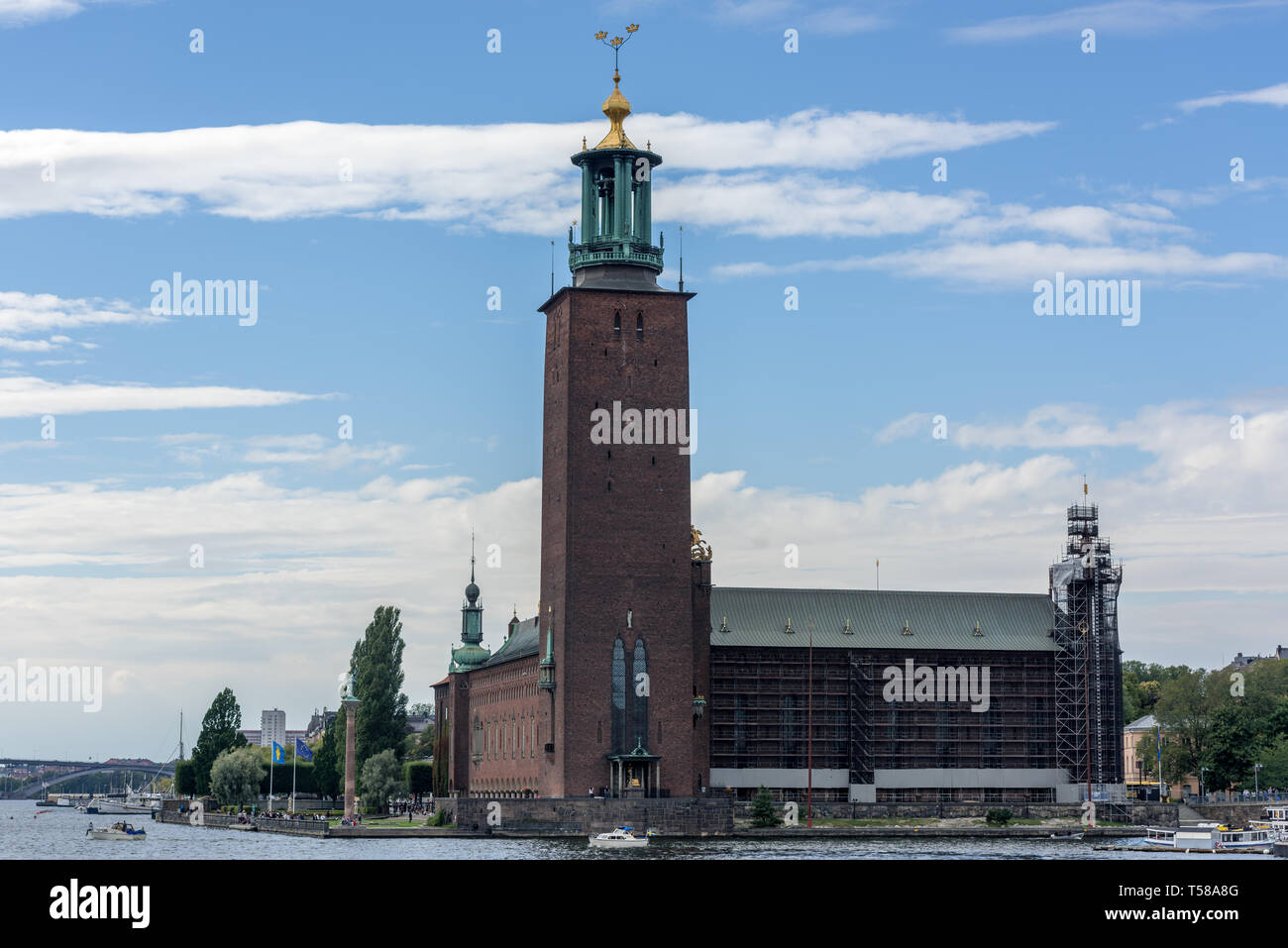 Blending austere North European dark red brick construction and ...