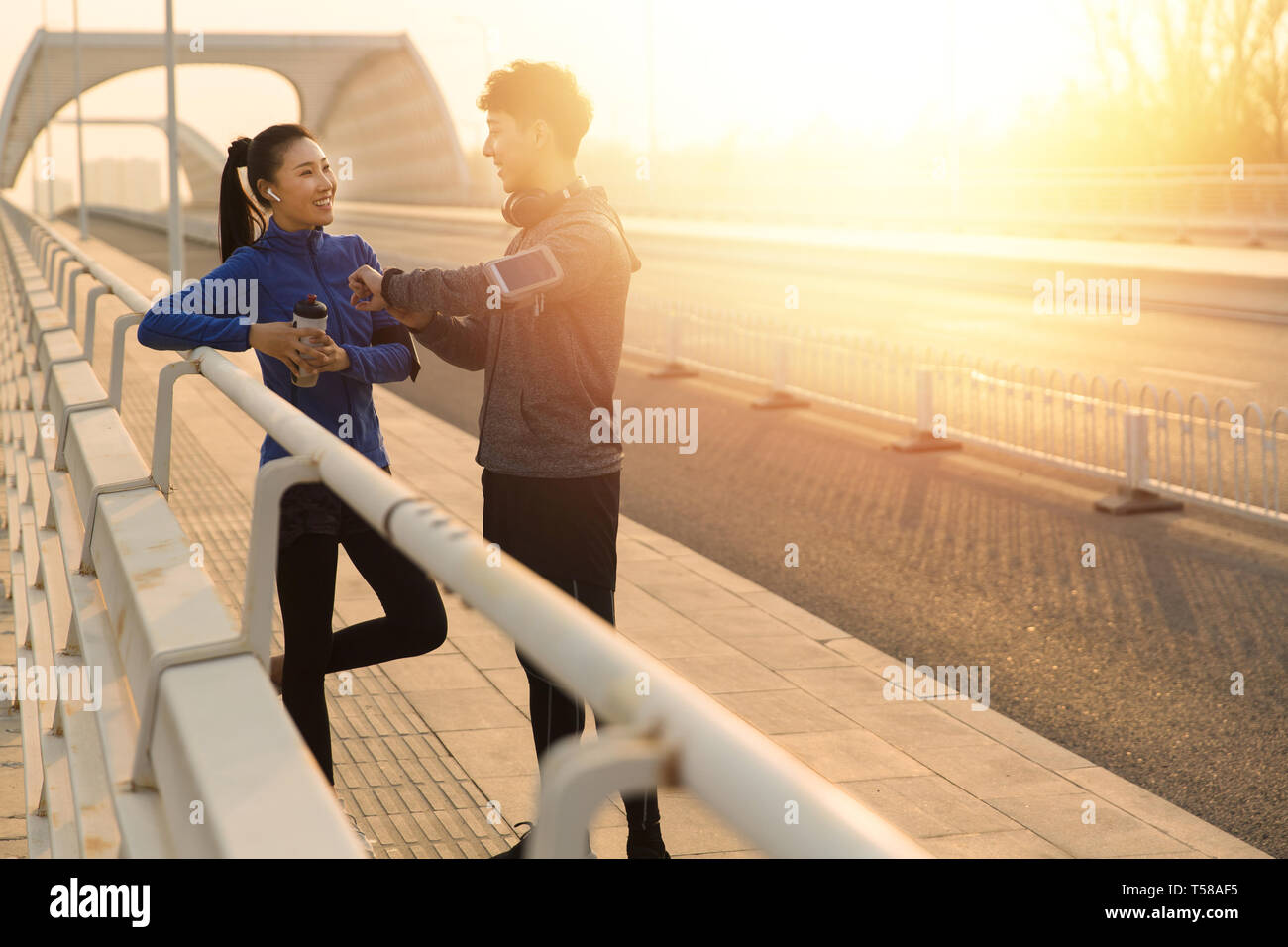 Dual exercise hi-res stock photography and images - Alamy