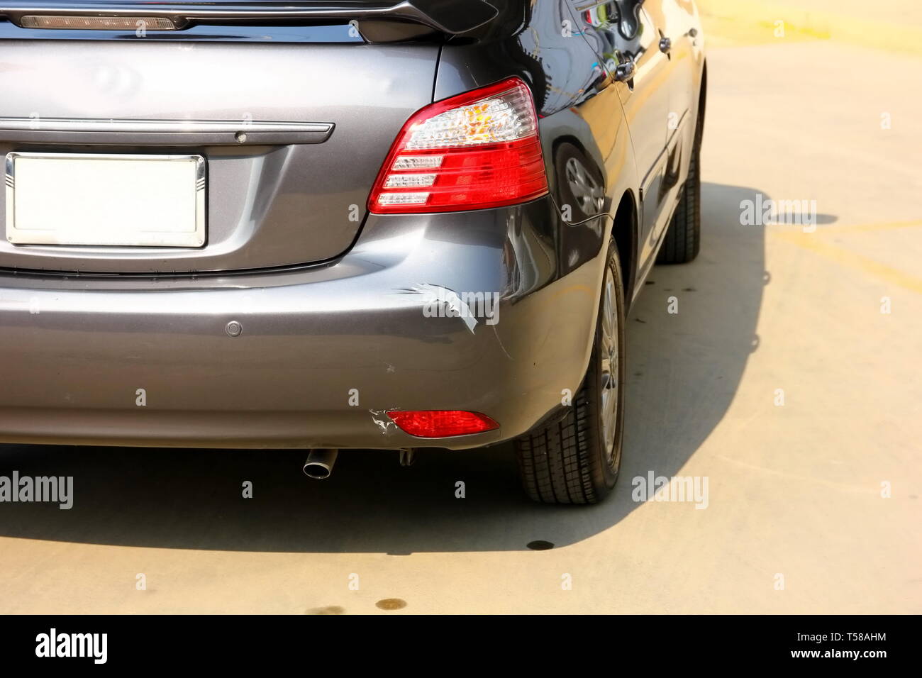people who drive by careless, you must an acident on road Stock Photo ...