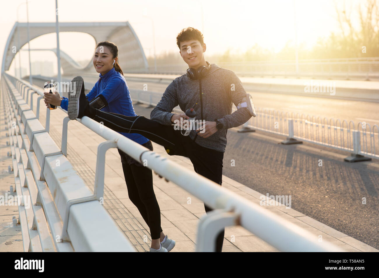 Dual exercise hi-res stock photography and images - Alamy