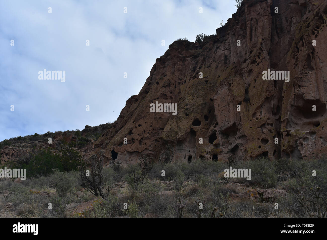 Fantastic caverns and cliff dwellings carved out of the sandstone ...